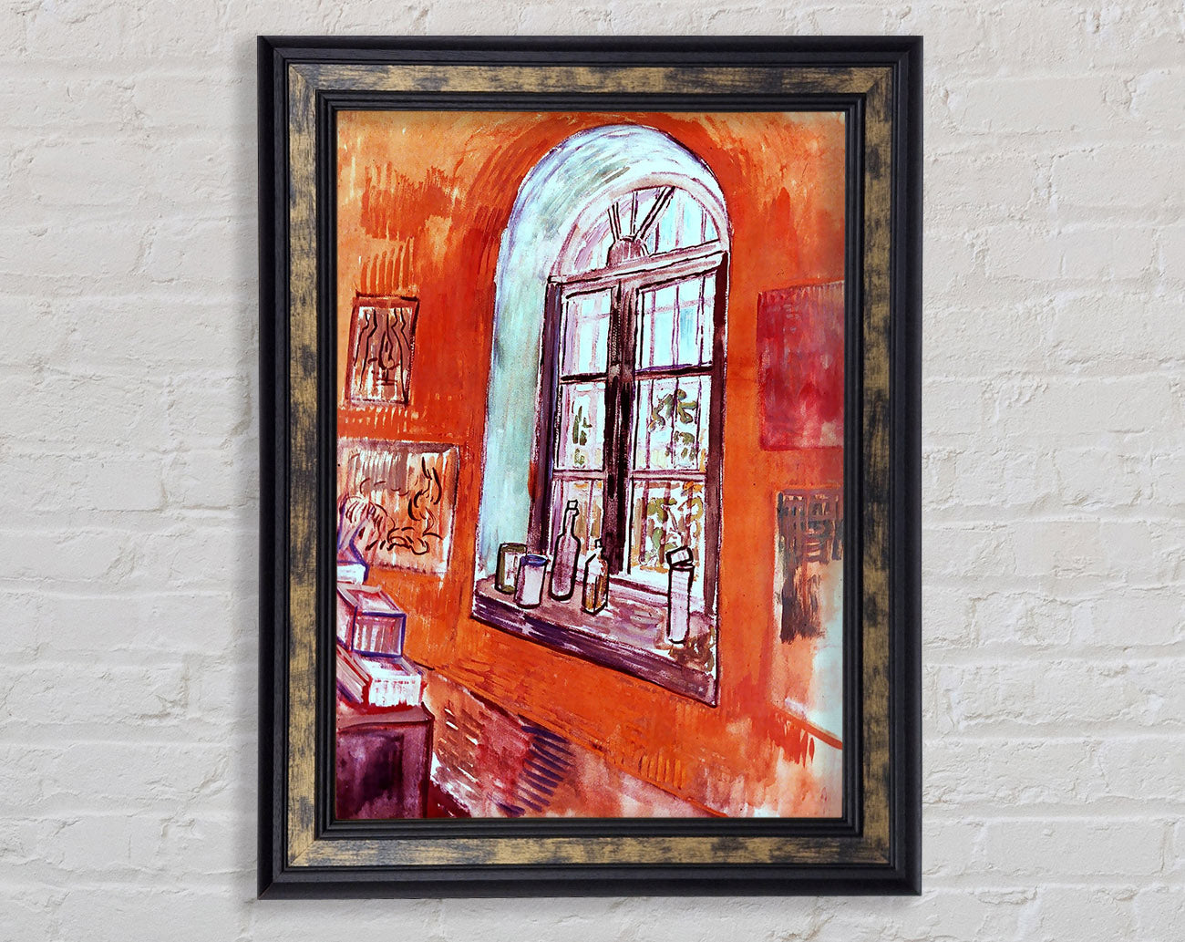 Van Gogh Window Of Vincents Studio At The Asylum Framed Print – Wallart ...