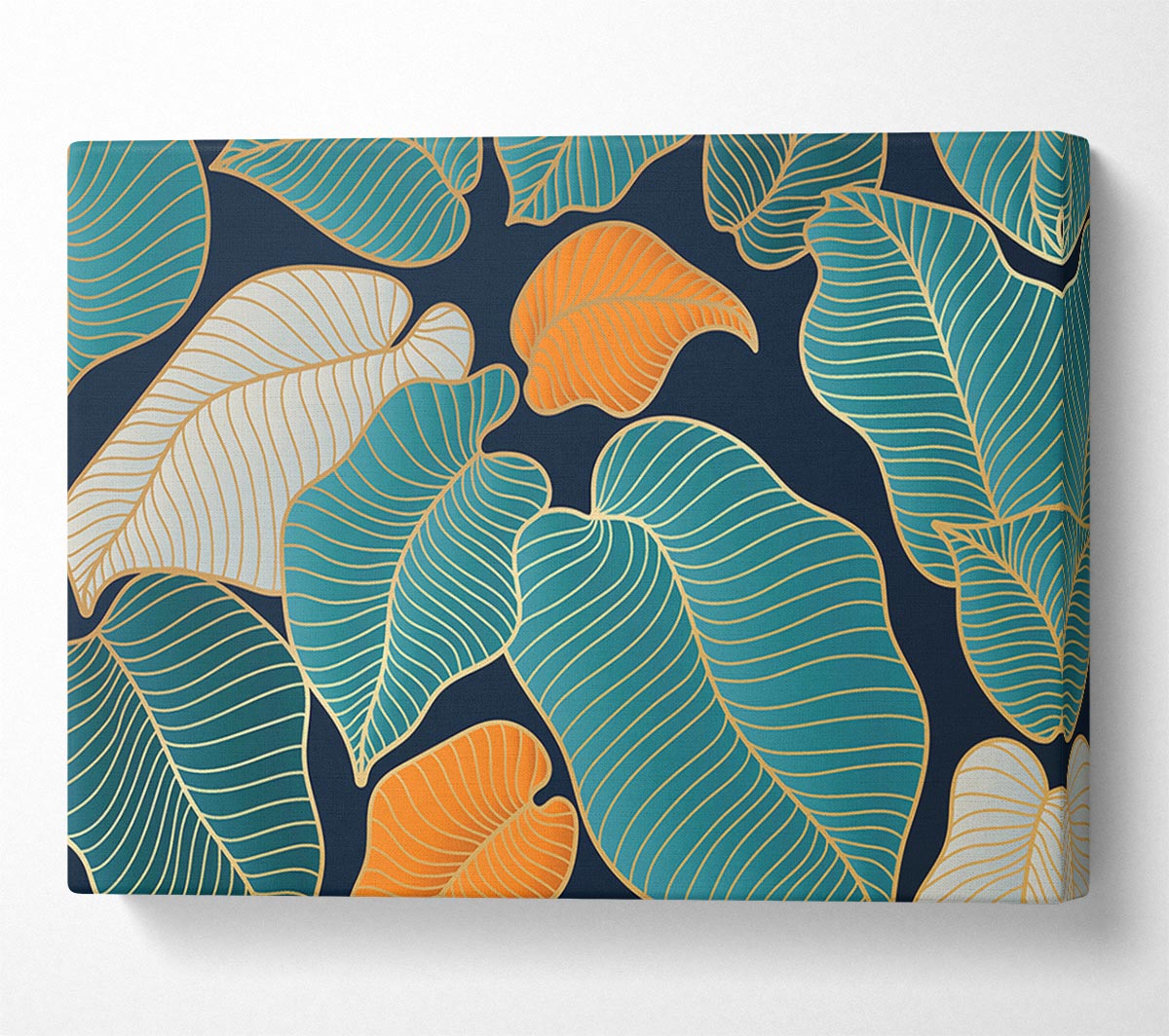 Banana Leaf Flow Canvas - Tropical Art for Your Home Decor – Wallart-Direct